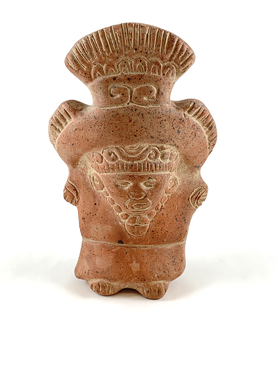 Pre-columbian style effigy figure reproduction | Gorman Museum