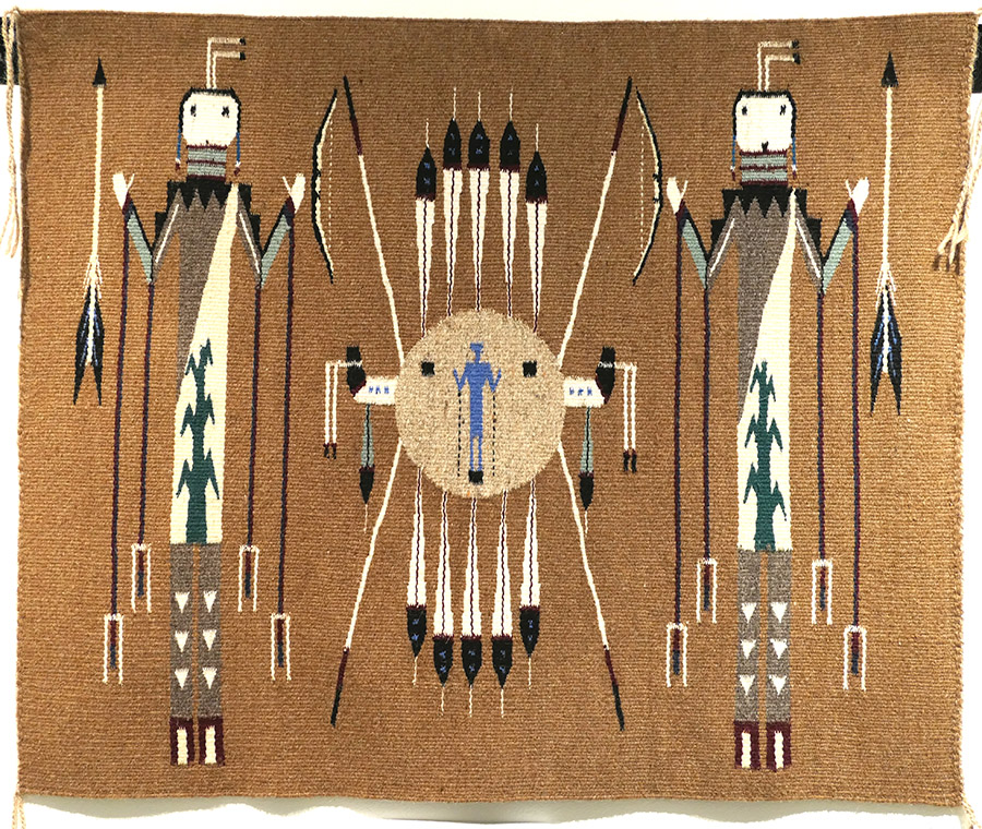 Peterson Gilmore, The Two Hero Twins Rug | Gorman Museum