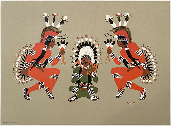 Stephen Mopope, War Dance | Gorman Museum