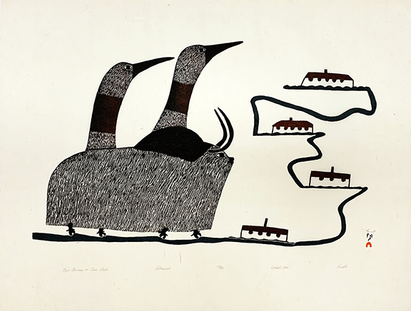 Pudlo Pudlat, New Forms in Our Path | Gorman Museum